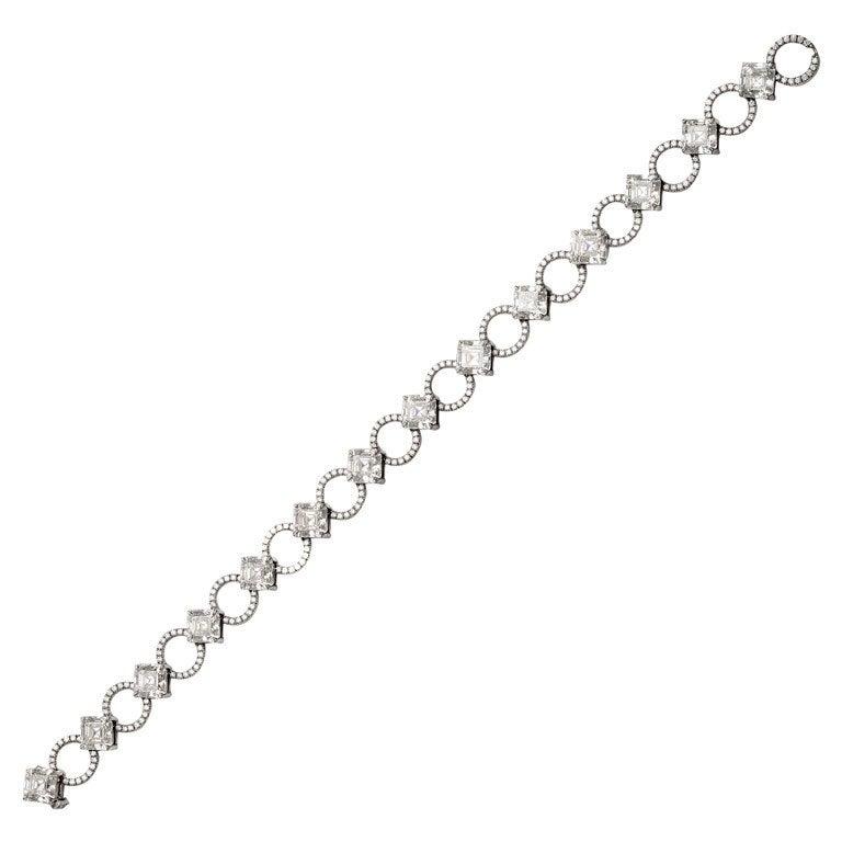 Daniel K Platinum Diamond Bracelet For Sale at 1stDibs | daniel k jewelry