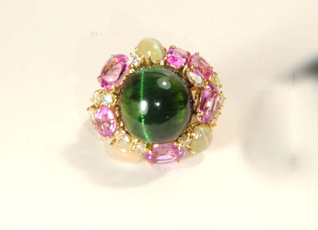 Cats Eye Tourmaline Ring At 1stdibs