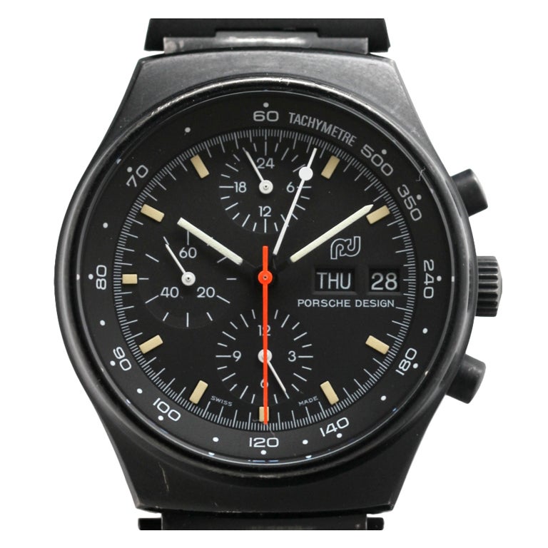 PORSCHE DESIGN Stainless Steel Automatic Chronograph Wristwatch with ...