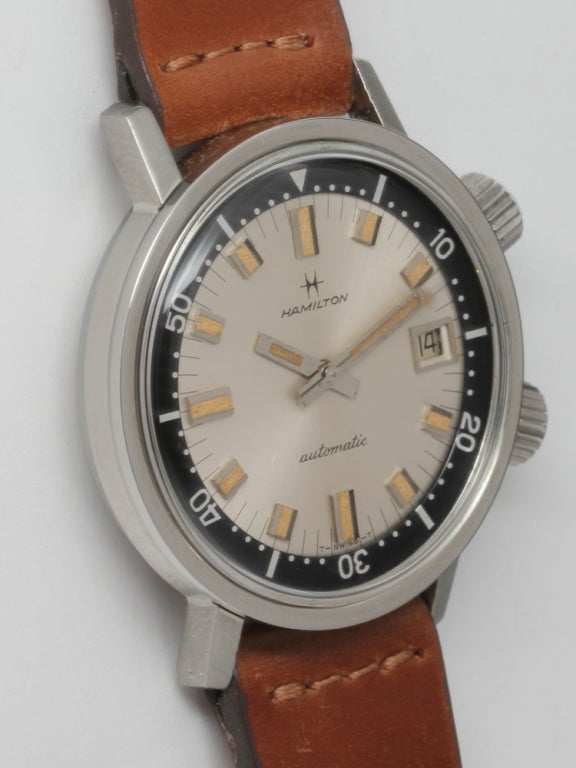 HAMILTON Stainless Steel Super Compressor Diver's Watch circa 1960s at ...