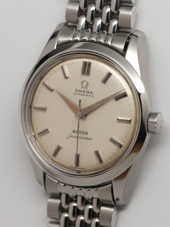 OMEGA Stainless Steel Seamaster Wristwatch Ref 2975-3 retailed by ...