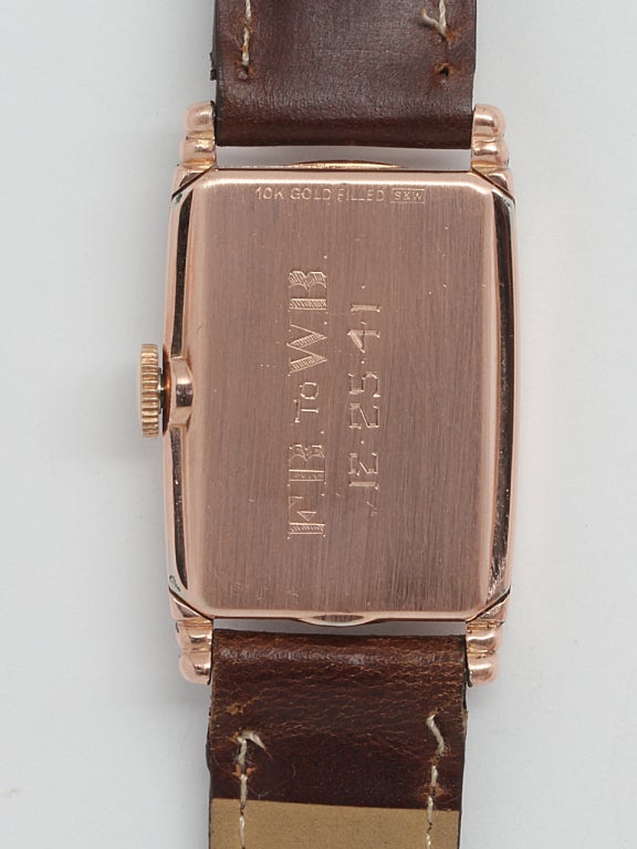Hamilton Rose Gilt Metal Myron Wristwatch circa 1940s at 1stDibs ...