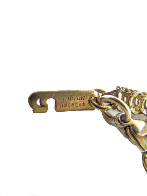 MIRIAM HASKELL COIN NECKLACE at 1stDibs