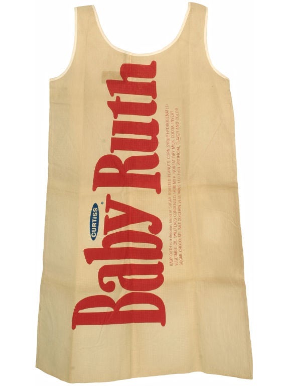 1960s Baby Ruth Paper Dress, Mint w/ Mailer For Sale at 1stDibs | baby ...