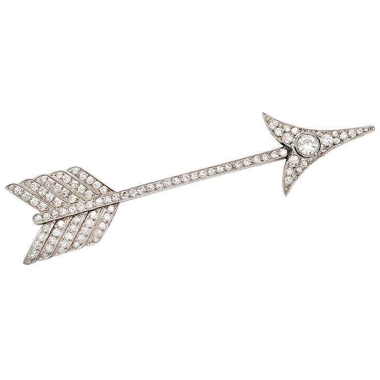 Edwardian Arrow Pin For Sale at 1stDibs