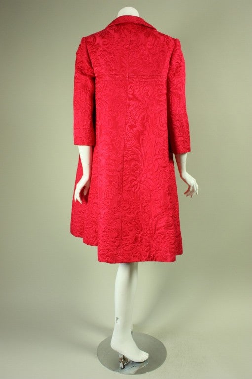 1960's Jacques Heim Adaptation Dress and Coat For Sale at 1stDibs