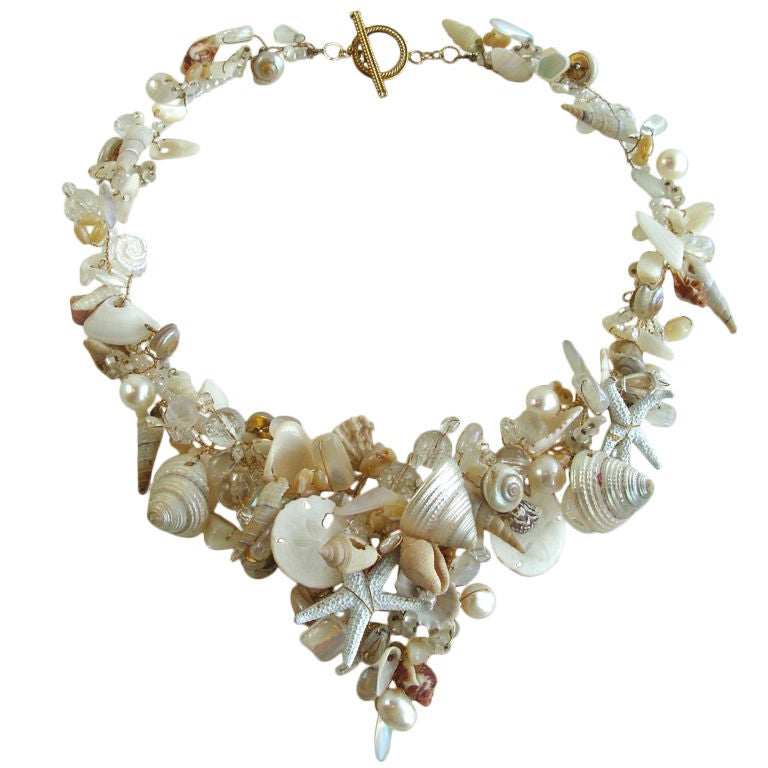 She Sells Sea Shells Necklace - Back Bay Collection at 1stDibs