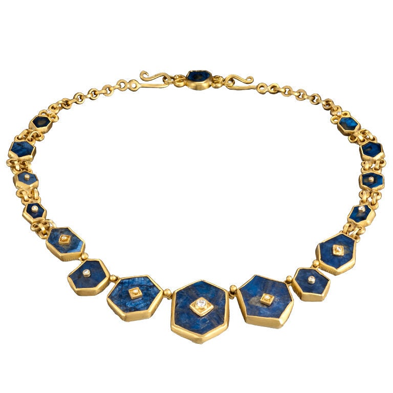 Judith Kaufman, sapphire slice necklace For Sale at 1stDibs | judith ...