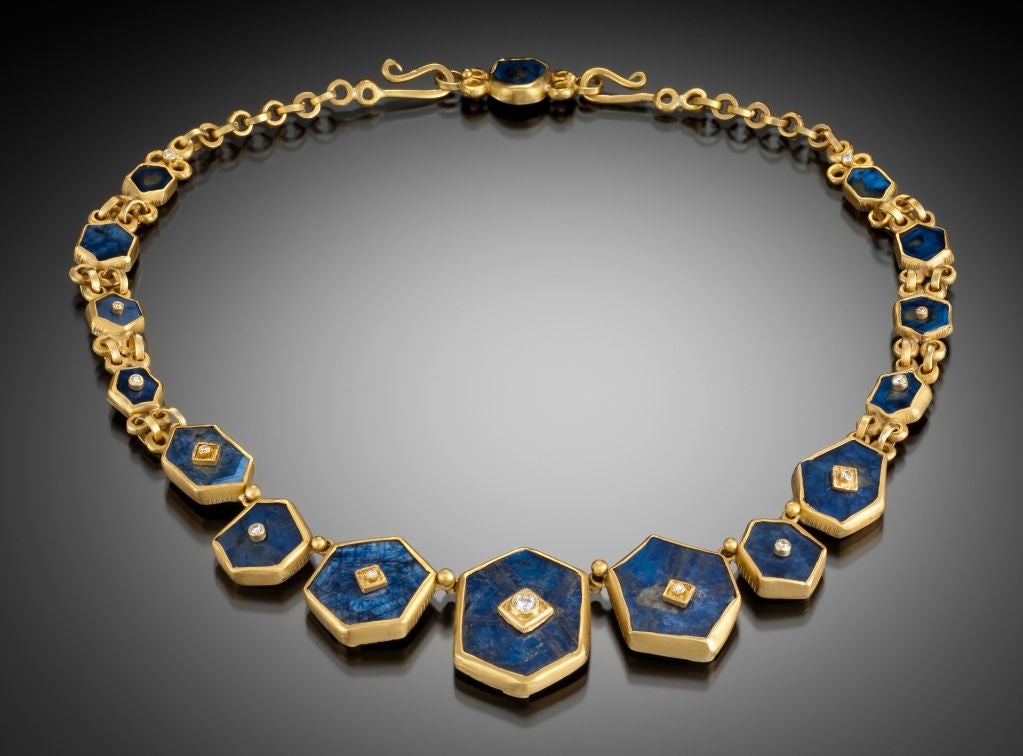Judith Kaufman, sapphire slice necklace For Sale at 1stDibs | judith ...