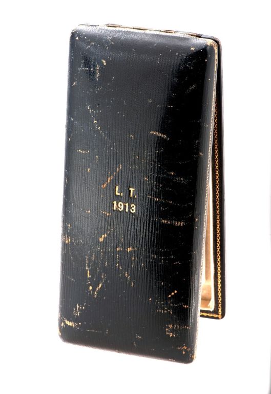 Spectacular Blue Enamel and Diamond Clock Lariat Necklace at 1stDibs