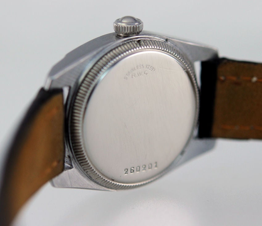 Rolex Army Stainless Steel 1943 at 1stDibs