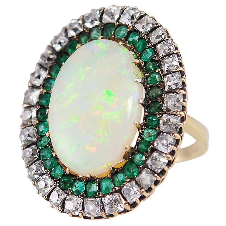 Very Large Opal Ring at 1stDibs