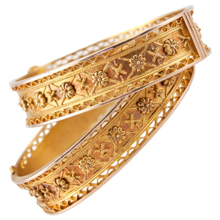 Pair of Victorian Bangles at 1stDibs