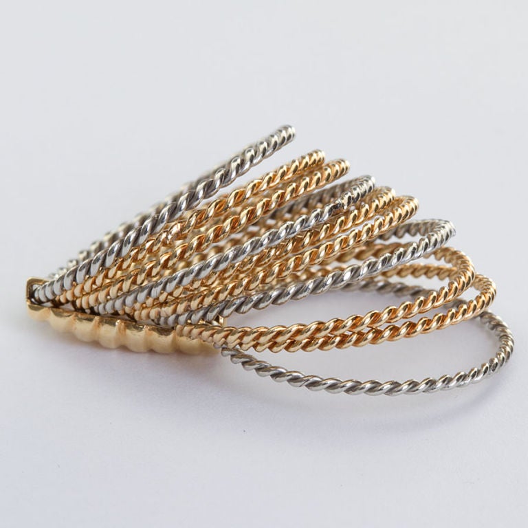 CARTIER Two-Tone Gold Ringlets Ring at 1stDibs