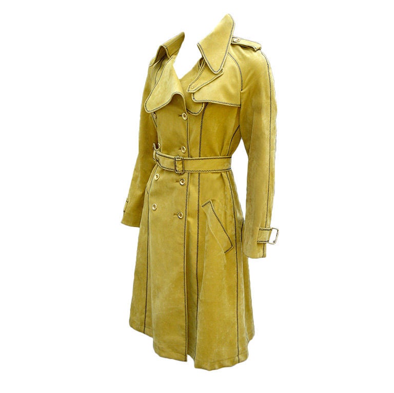 1968 BEGED-OR GOLDEN TRENCH at 1stDibs | beged or, beged-or