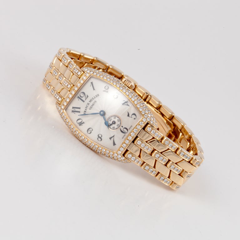 Franck Muller Curvex Chronographe with Diamonds at 1stDibs | franck ...