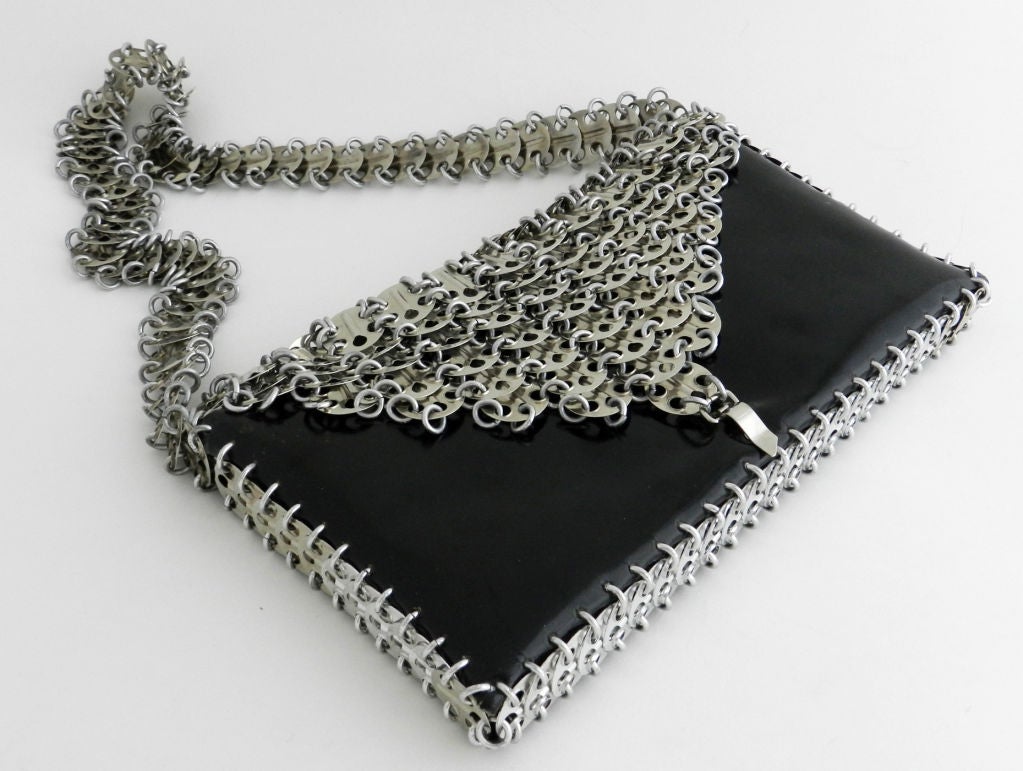 Paco Rabanne 1960's Chain Link Purse at 1stDibs