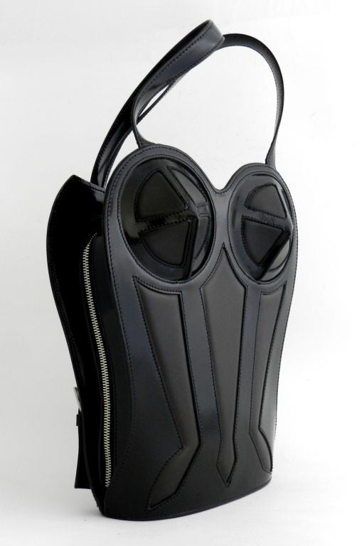 Jean Paul Gaultier Bustier Backpack Purse at 1stDibs | bustier purse