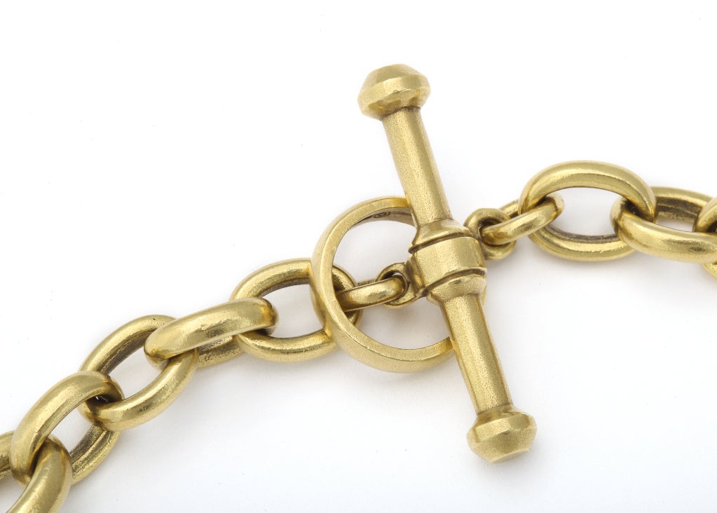 Barry Kieselstein Cord Gold Necklace For Sale at 1stDibs