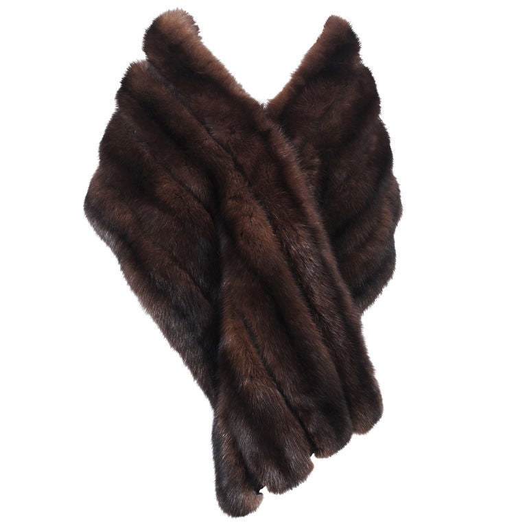 RUSSIAN SABLE STOLE at 1stDibs