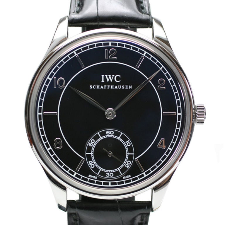 IWC Portuguese Hand Wind Vintage Collection Watch 5445 at 1stDibs | iwc ...