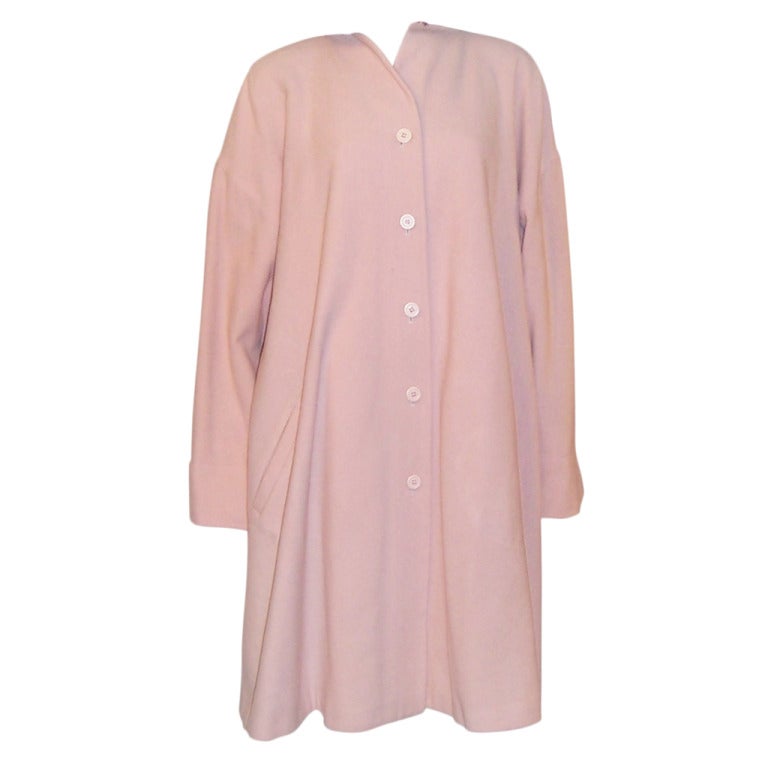 Luscious Pink Swing Coat by Mondi-West Germany For Sale at 1stDibs