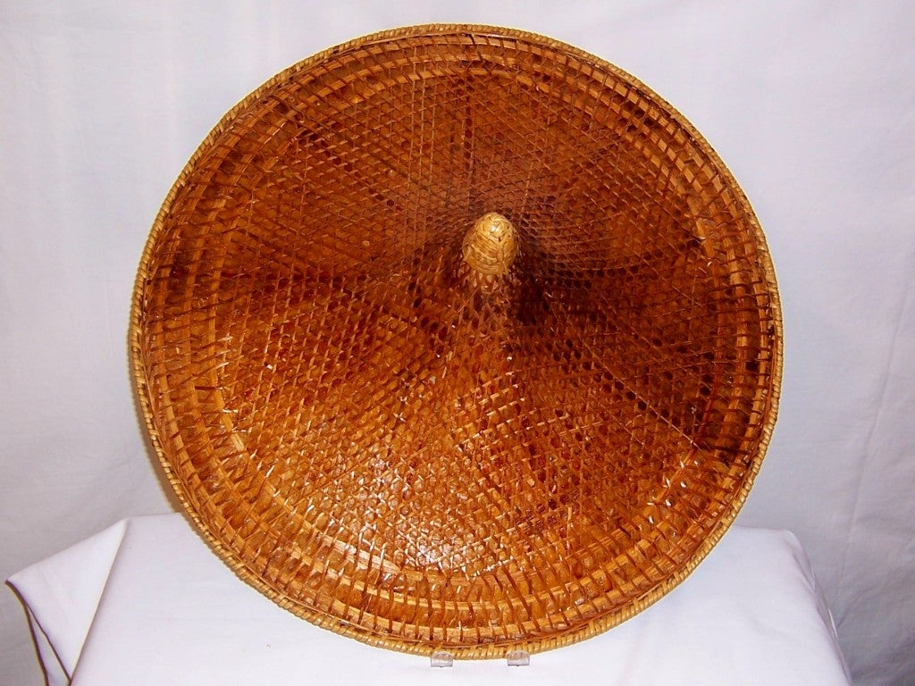 Large Chinese Conical-Shaped Hand-Woven Hat For Sale at 1stDibs | large ...