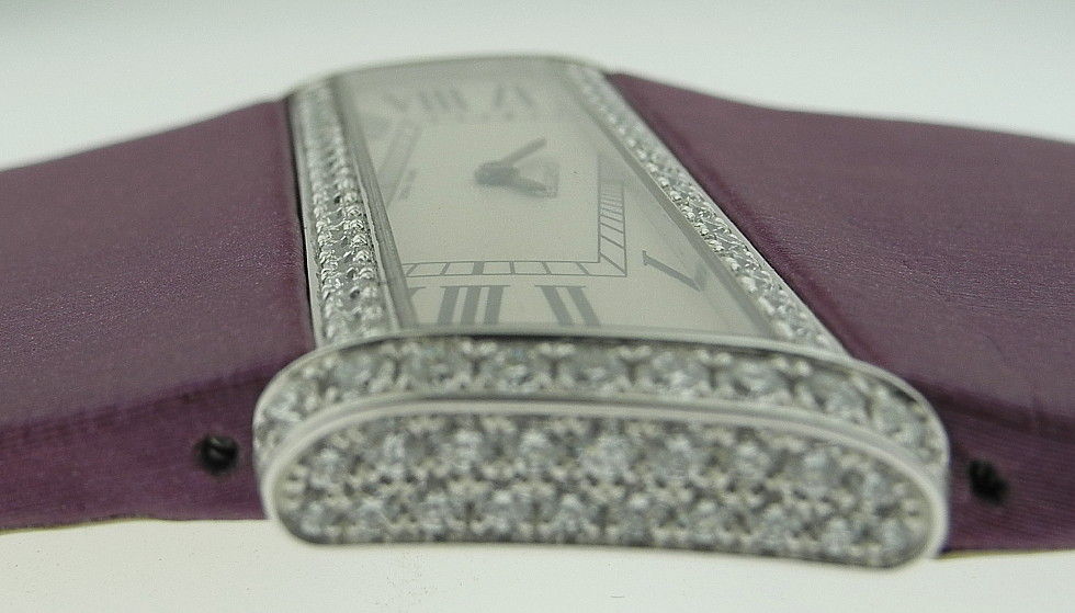 CARTIER Diamond DIAGONALE Watch at 1stDibs