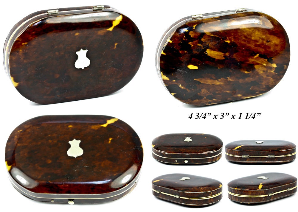 Mappin and Webb Tortoise Shell Sewing Case Etui Set For Sale at 1stDibs