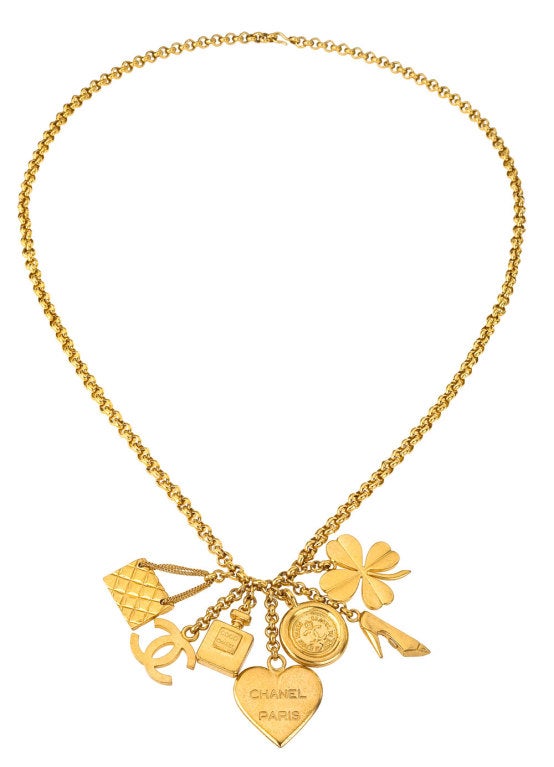 Chanel 7 Lucky Charm Necklace For Sale at 1stDibs | lucky 7 charm, 7 ...