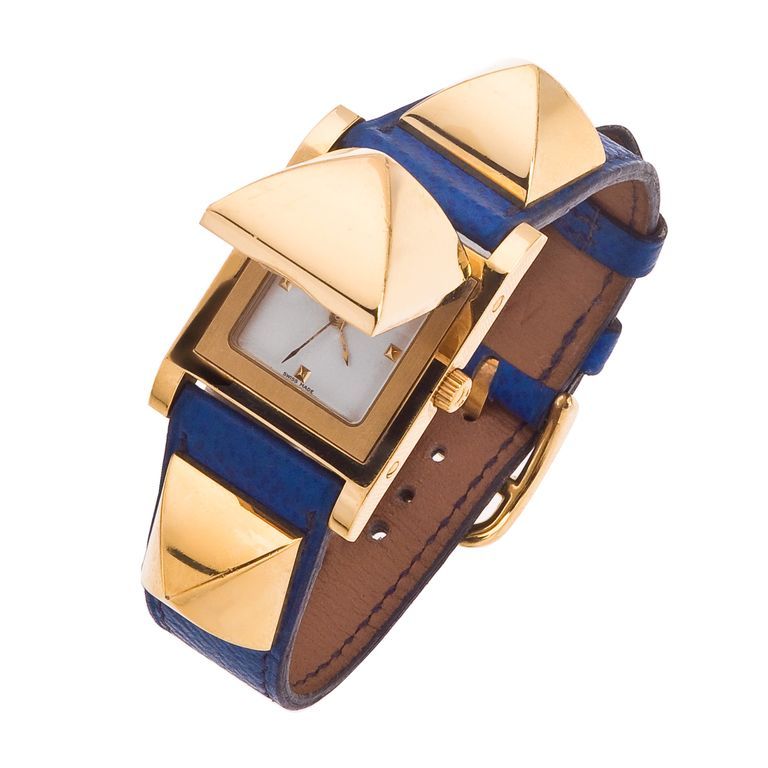 HERMES MEDOR WATCH BLUE at 1stDibs | hermes watch blue