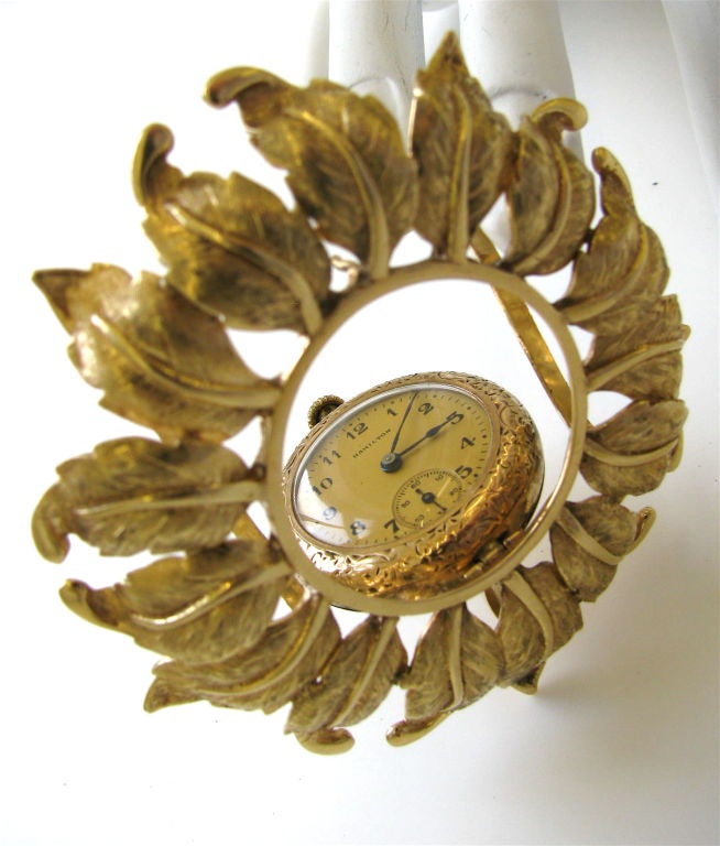 A Massive Gold Pendant/Wristwatch at 1stDibs