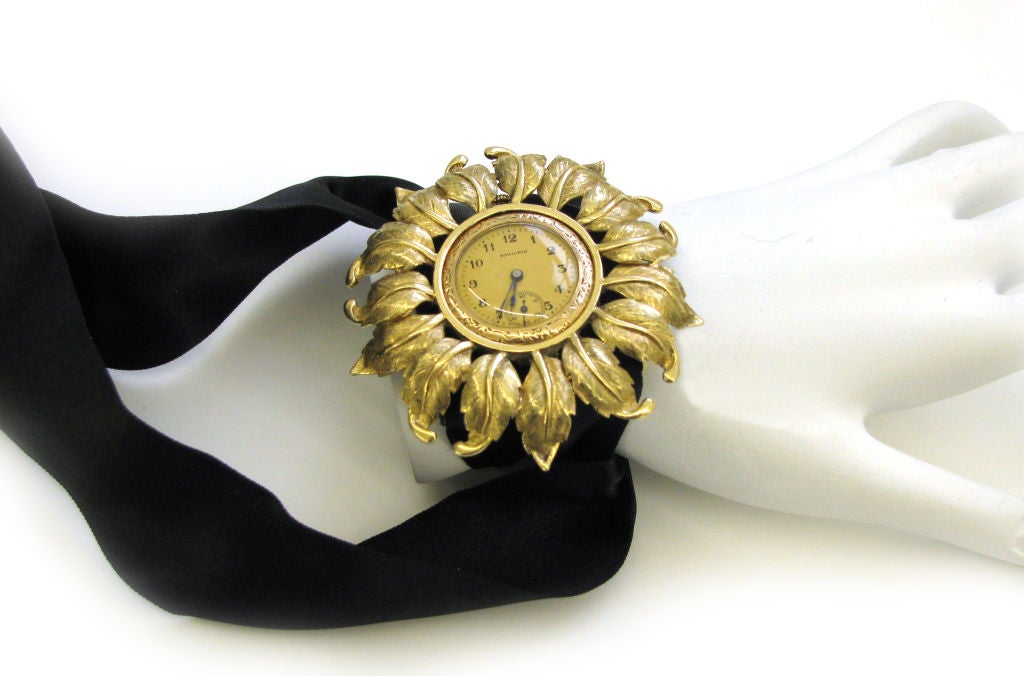 A Massive Gold Pendant/Wristwatch at 1stDibs