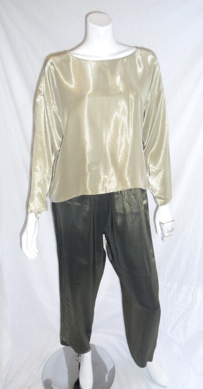 Zoran Evening Top and pants set at 1stDibs