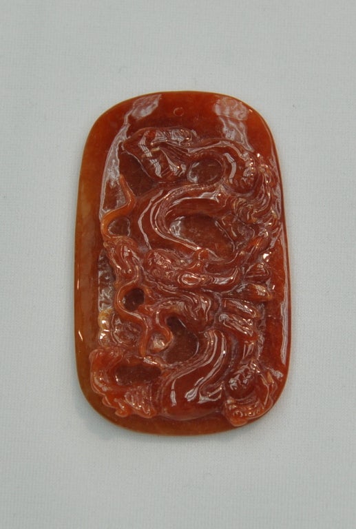 Red Jade Dragon at 1stDibs