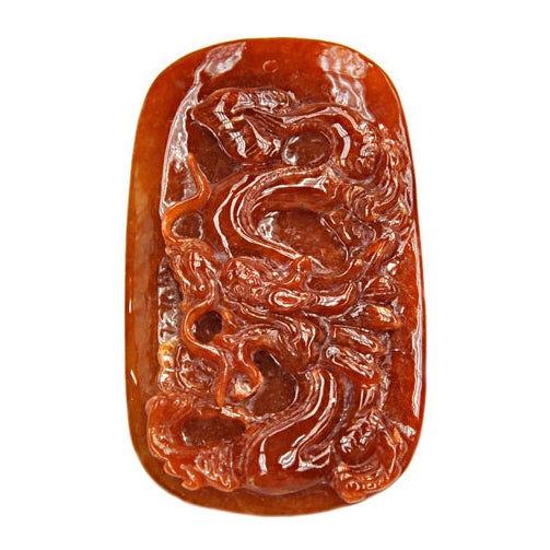 Red Jade Dragon at 1stDibs