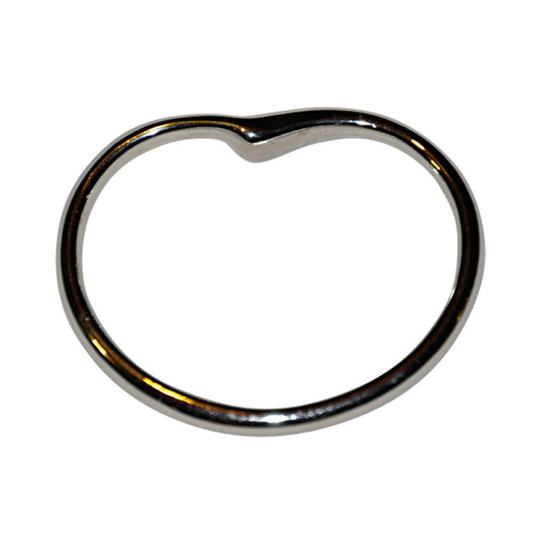 Rare Halston silver "Heart" bracelet at 1stDibs | halston bracelet ...