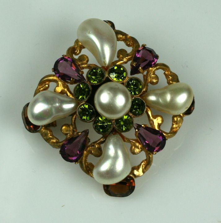 Chanel Renaissance Tooth Pearl Crest, Workshop Goossens at 1stDibs