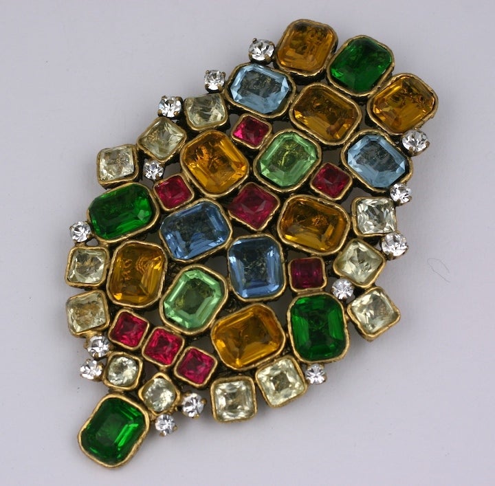 Rare Oversized Chanel Jewelled Crest* For Sale at 1stDibs | chanel ...