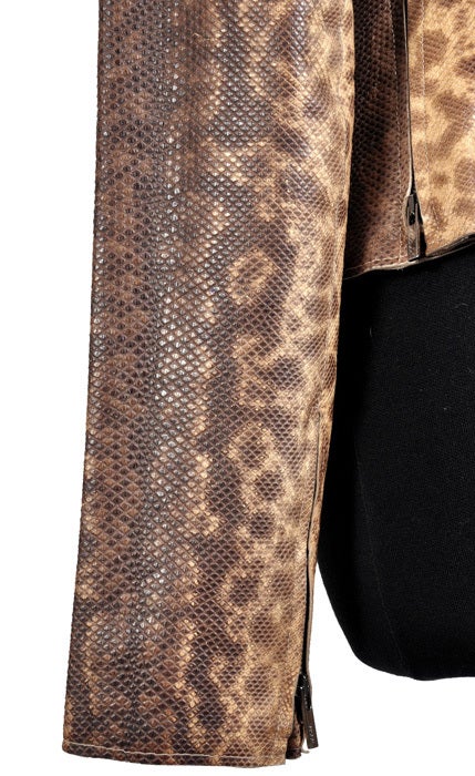 TOM FORD for GUCCI KARUNG LIZARD LEATHER JACKET at 1stDibs | lizard ...