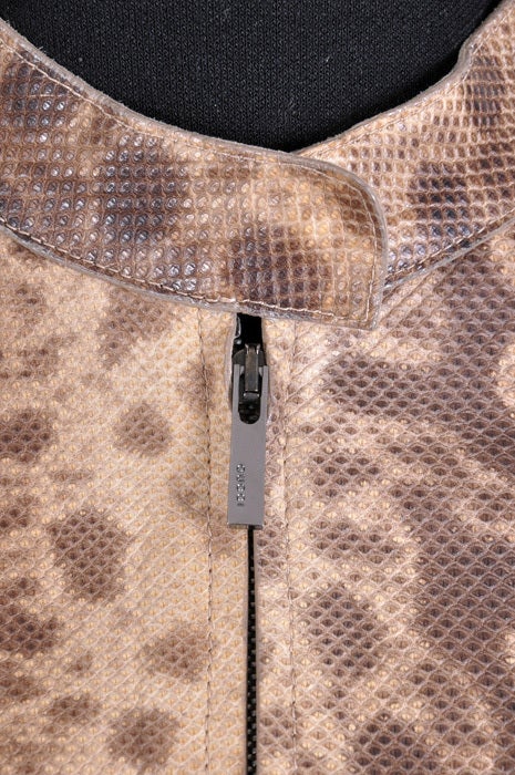 TOM FORD for GUCCI KARUNG LIZARD LEATHER JACKET at 1stDibs | lizard ...