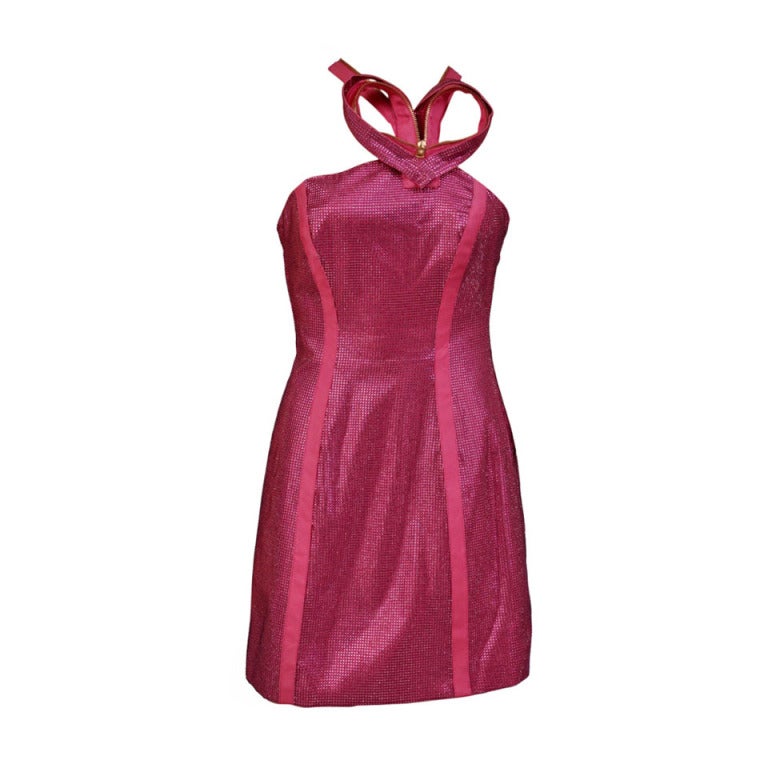 $20, 720 NEW VERSACE CRYSTAL EMBELLISHED MINI DRESS at 1stDibs