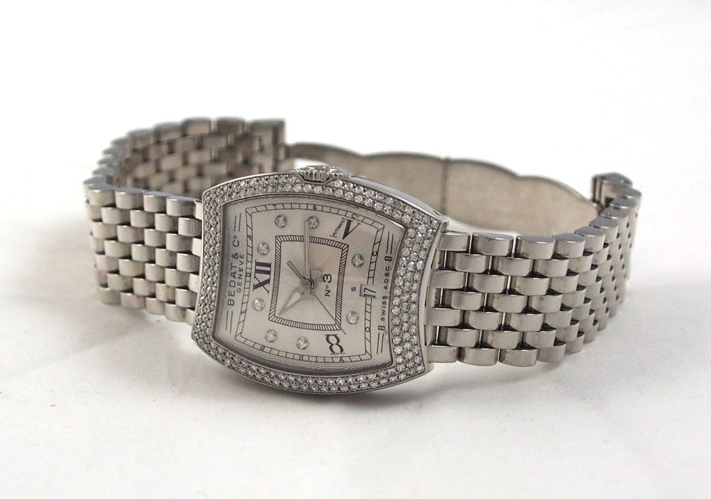 Bedat and Co Lady's Stainless Steel and Diamonds No. 3 Wristwatch at ...
