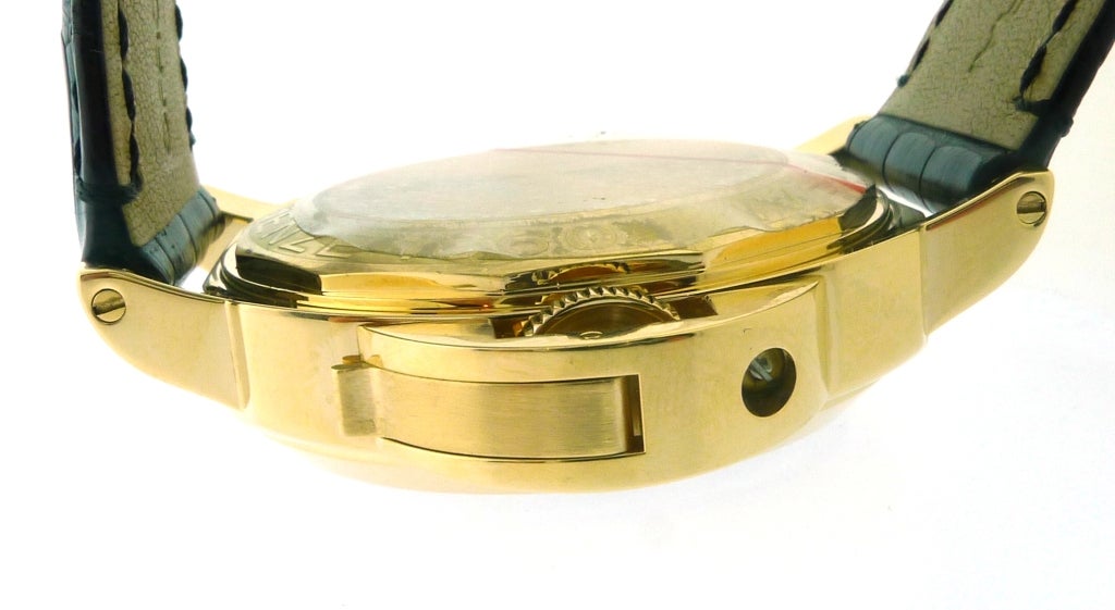 PANERAI PAM 140 Luminor Marina Yellow Gold Carbon Fiber Dial at 1stDibs ...