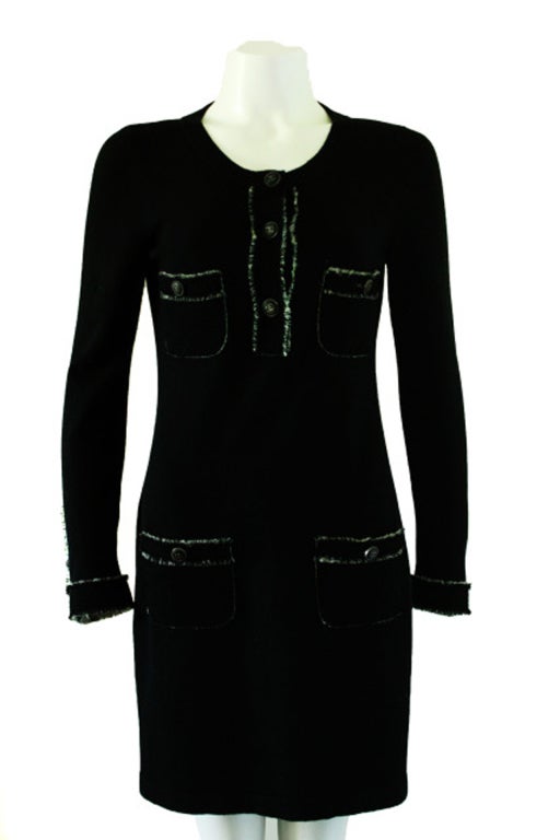 Chanel Cashmere Sweater Dress at 1stDibs