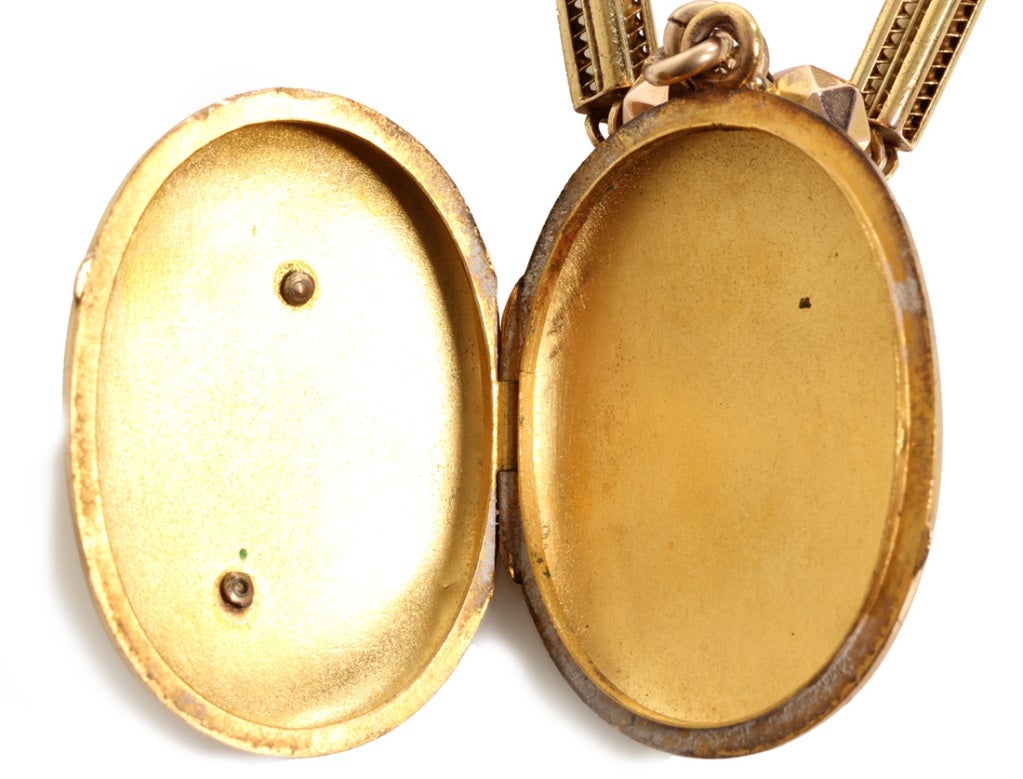 Victorian Anchor Locket at 1stDibs