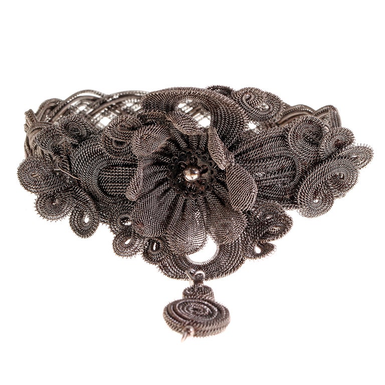 Silesian Iron Wire Work Bracelet at 1stDibs
