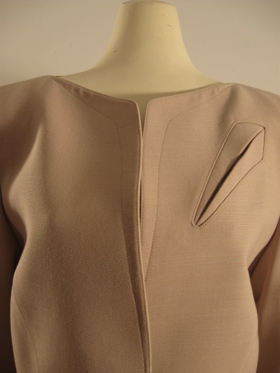 SCULPTED HOURGLASS SKIRT SUIT BY THIERRY MUGLER For Sale at 1stDibs