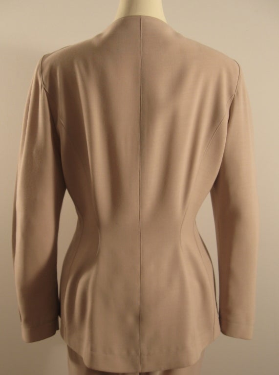 SCULPTED HOURGLASS SKIRT SUIT BY THIERRY MUGLER For Sale at 1stDibs