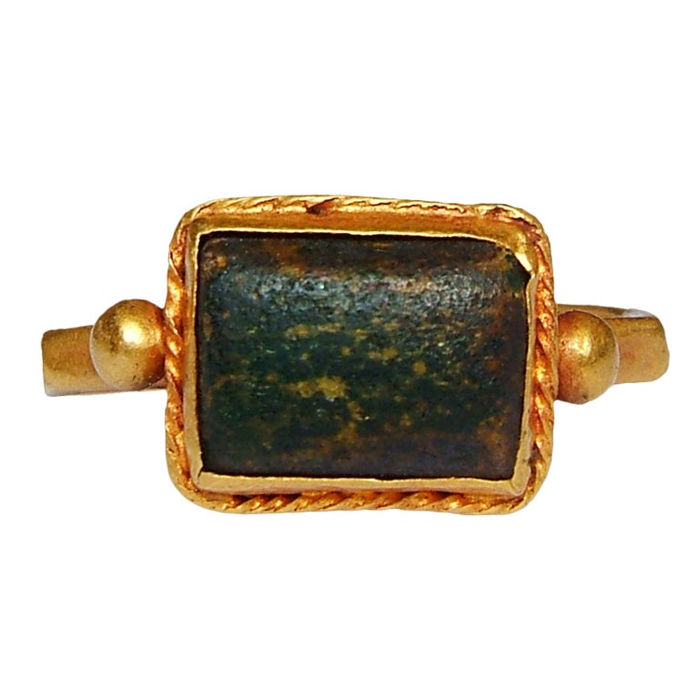 Roman Glass Ring at 1stDibs